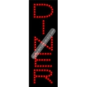 Diner LED Sign (21"x7"x1") – Boba Tea Direct